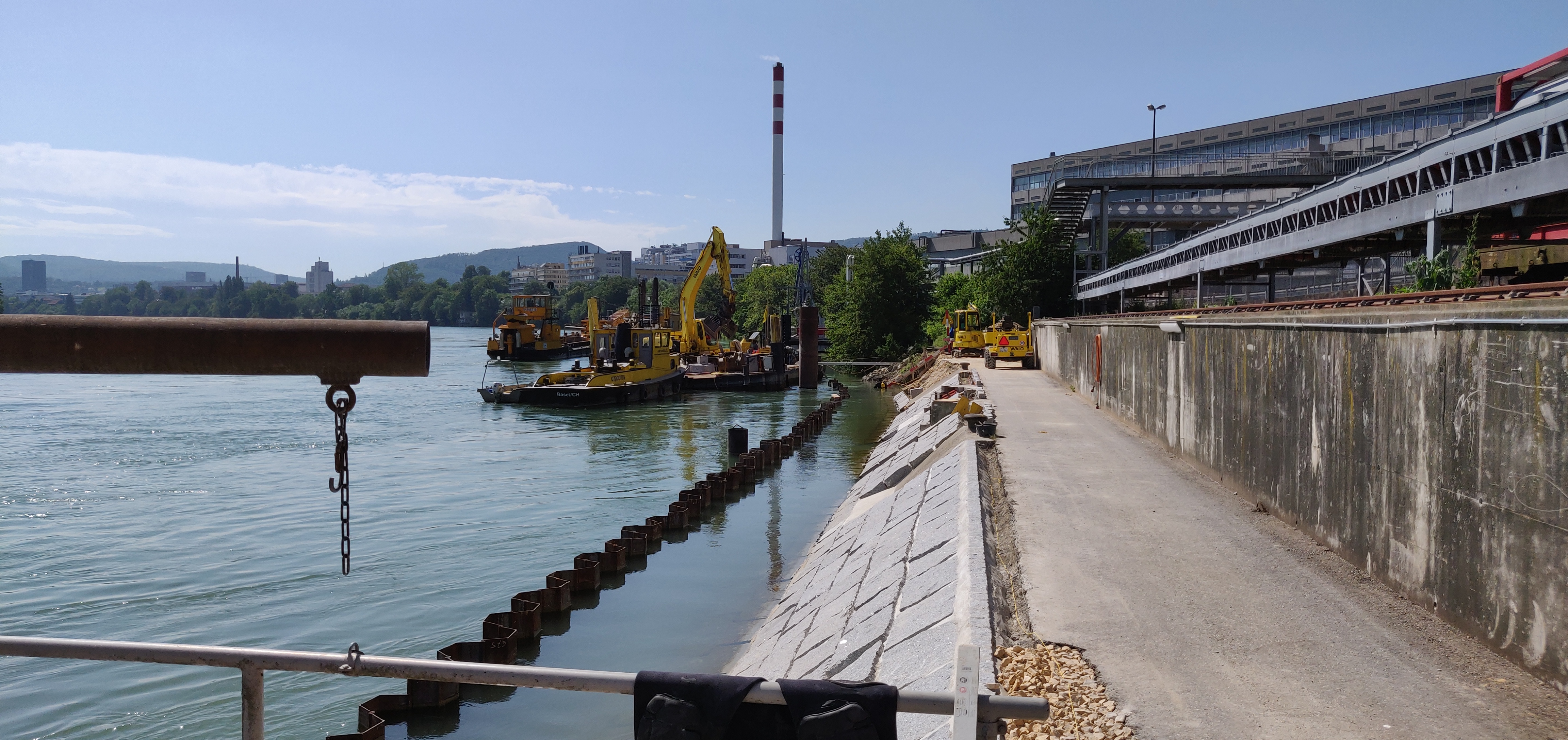 Basel Ufersanierung Clariant Steiger | Projekte | WALO